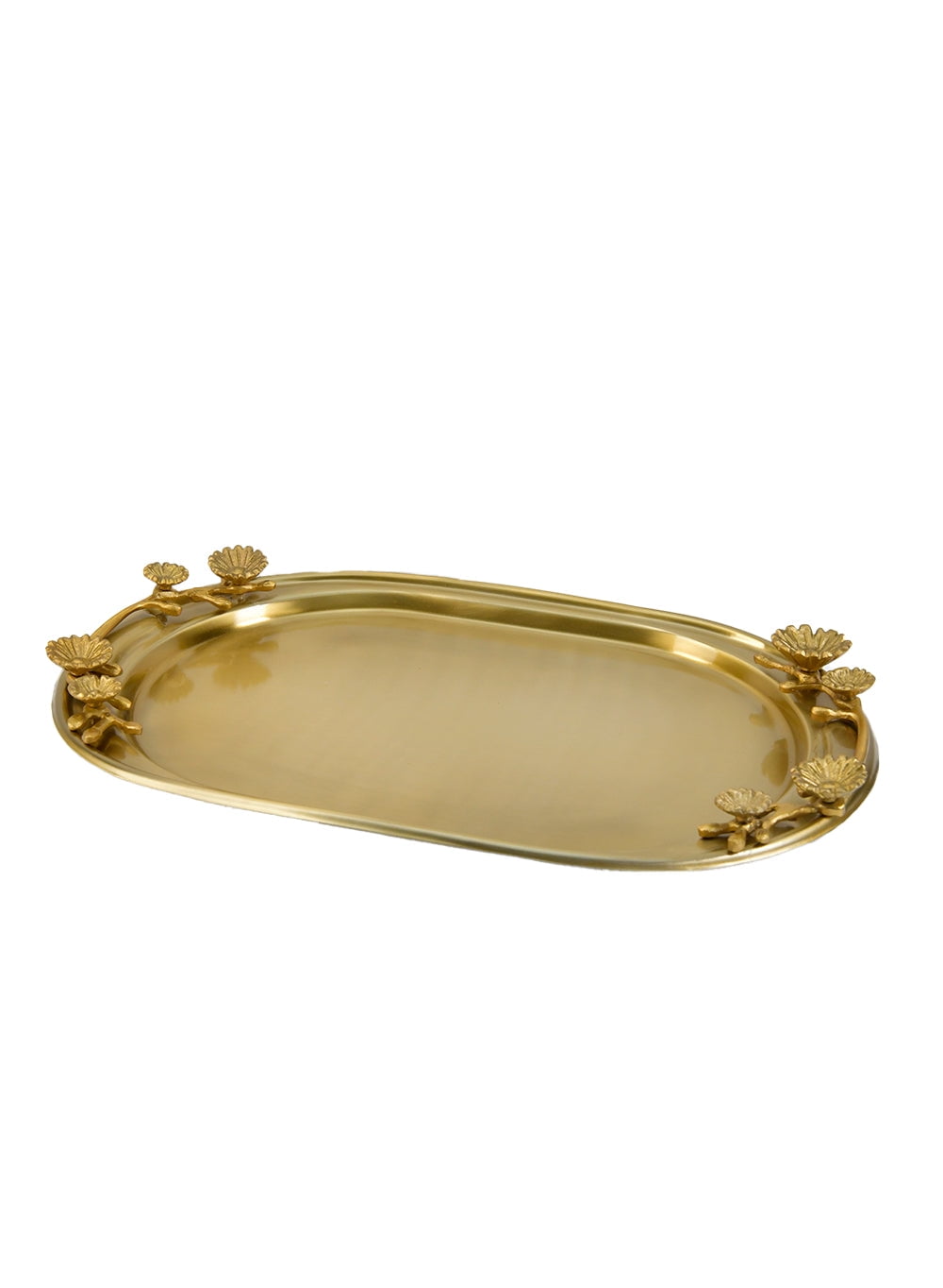 Serene Spaces Living 14.5" Suvarna Serving Tray, Food-Safe, Modern ...