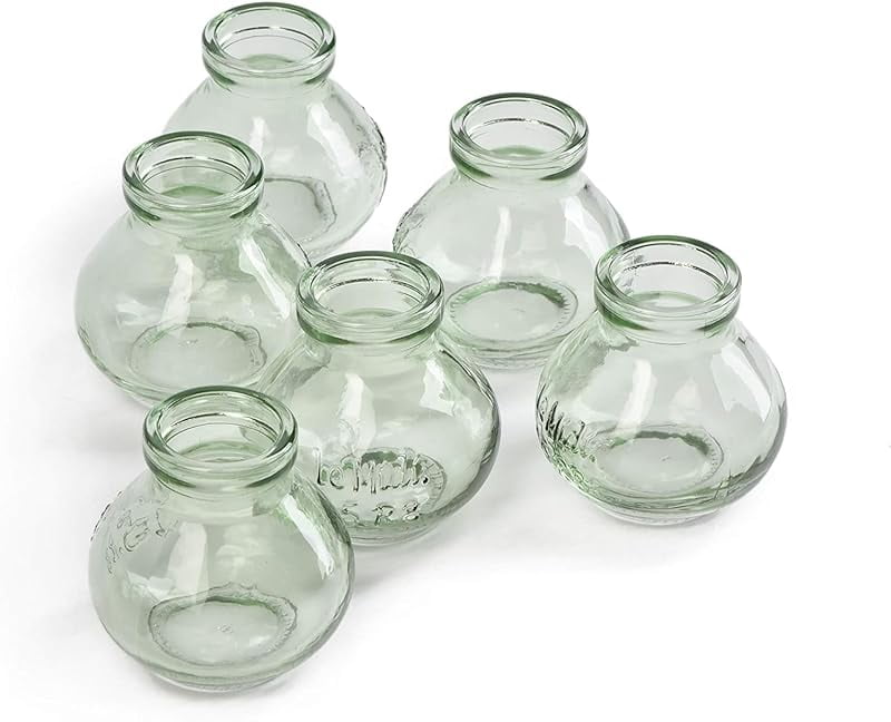 Serene Spaces Living Mini Green Glass Le Midi Bell Bud Vase ...