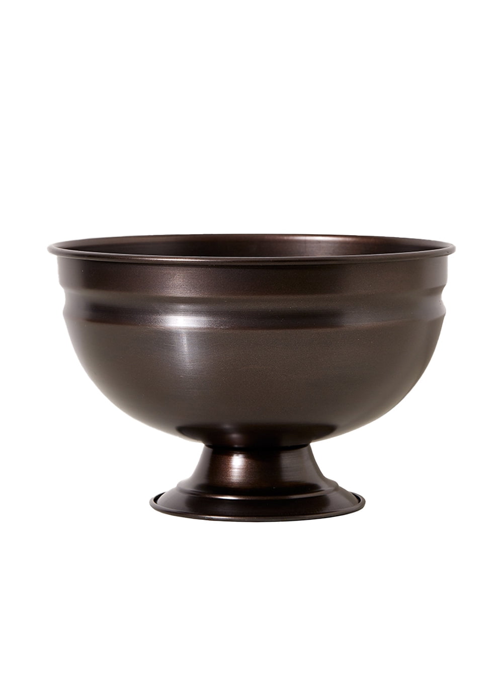 Serene Spaces Living Small Antique Copper Pedestal Bowl, Vase - Walmart.com