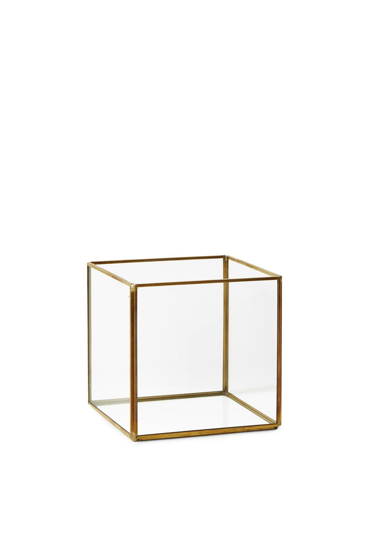 Serene Spaces Living Square Gold Lantern, Measures 5 inc - Walmart.com