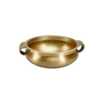 Creative Co-Op Round Hammered Metal Bowl, Gold Finish - Walmart.com