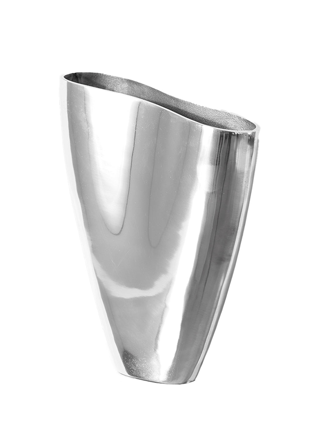 Serene Spaces Living Tulip Aluminum Vase, 3.5" Wide X 10" Long X 12 ...