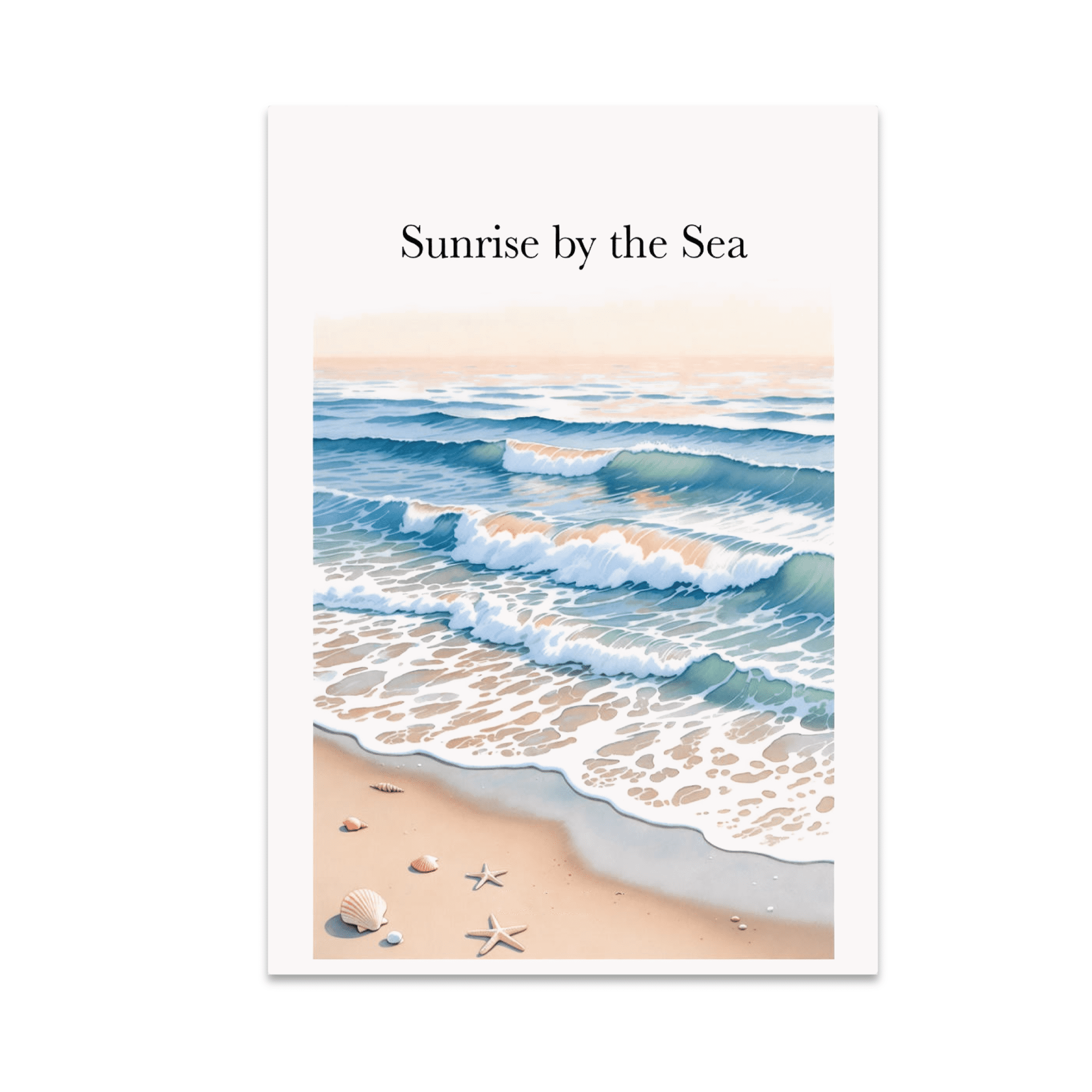 Serene Sunrise by the Sea Art - Beach Lover - 13x19 Poster Print ...