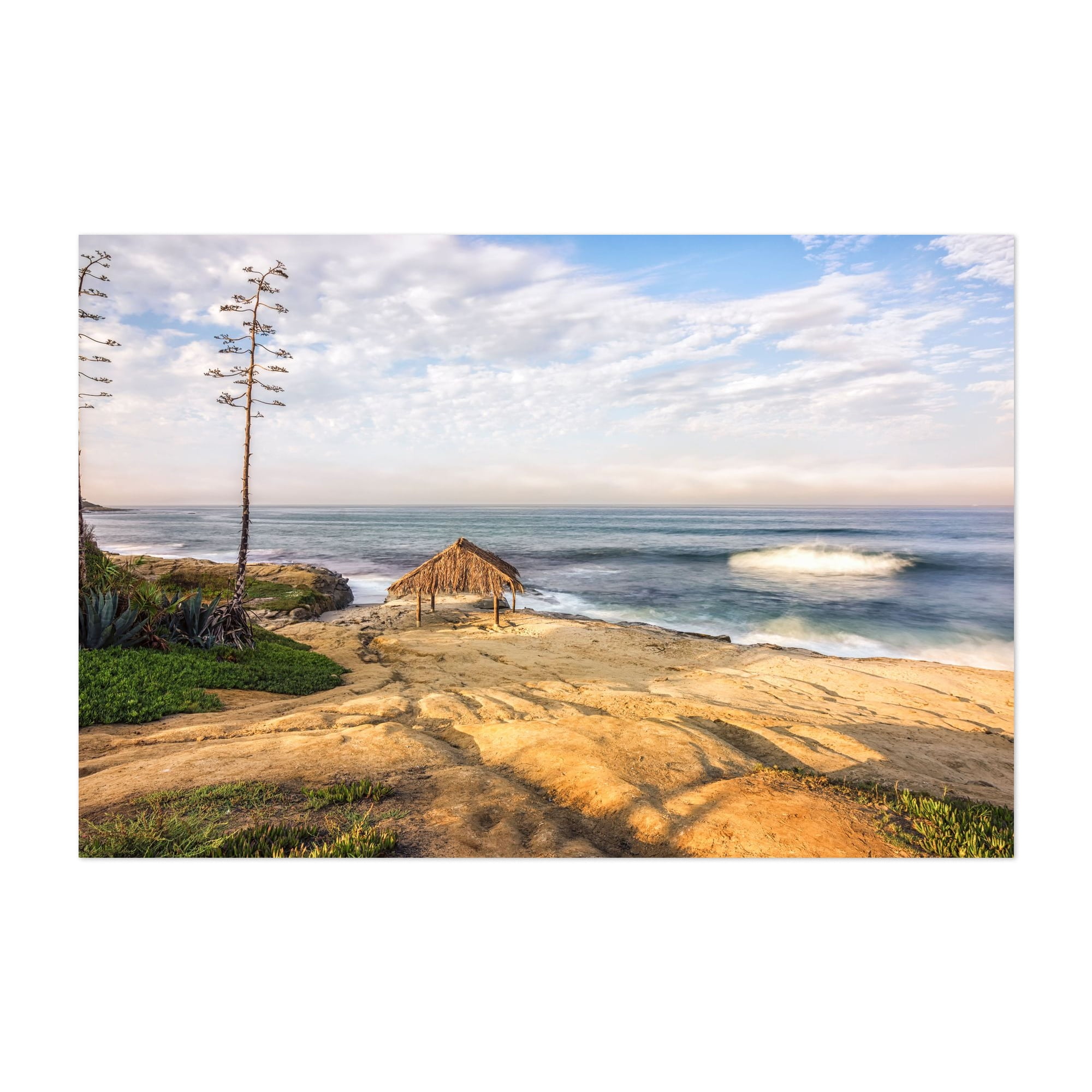 Serene Surf Shack Shores - San Diego California Photography Coastal ...