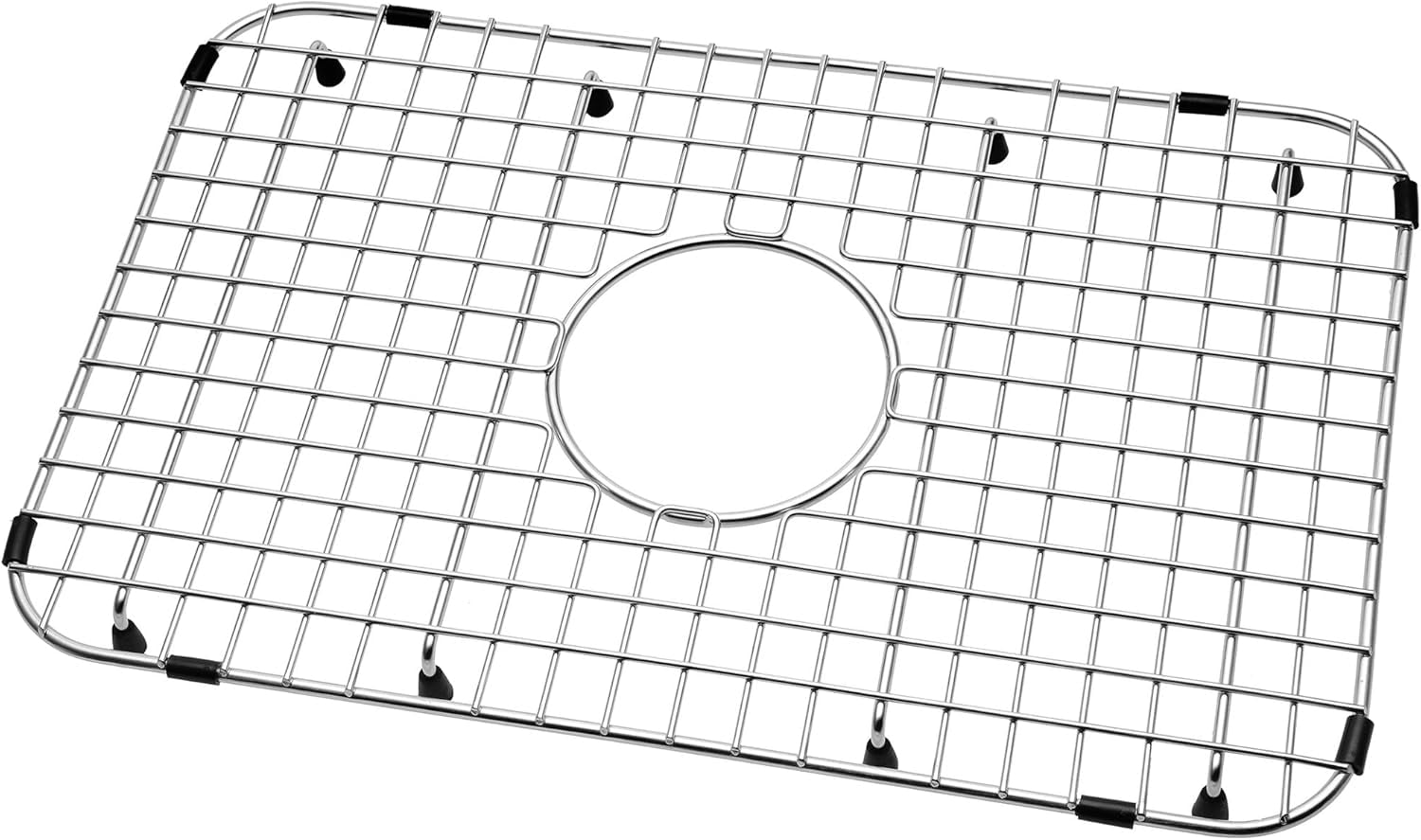 Serene Valley Sink Bottom Grid 21" x 12-7/8", Centered Drain with ...