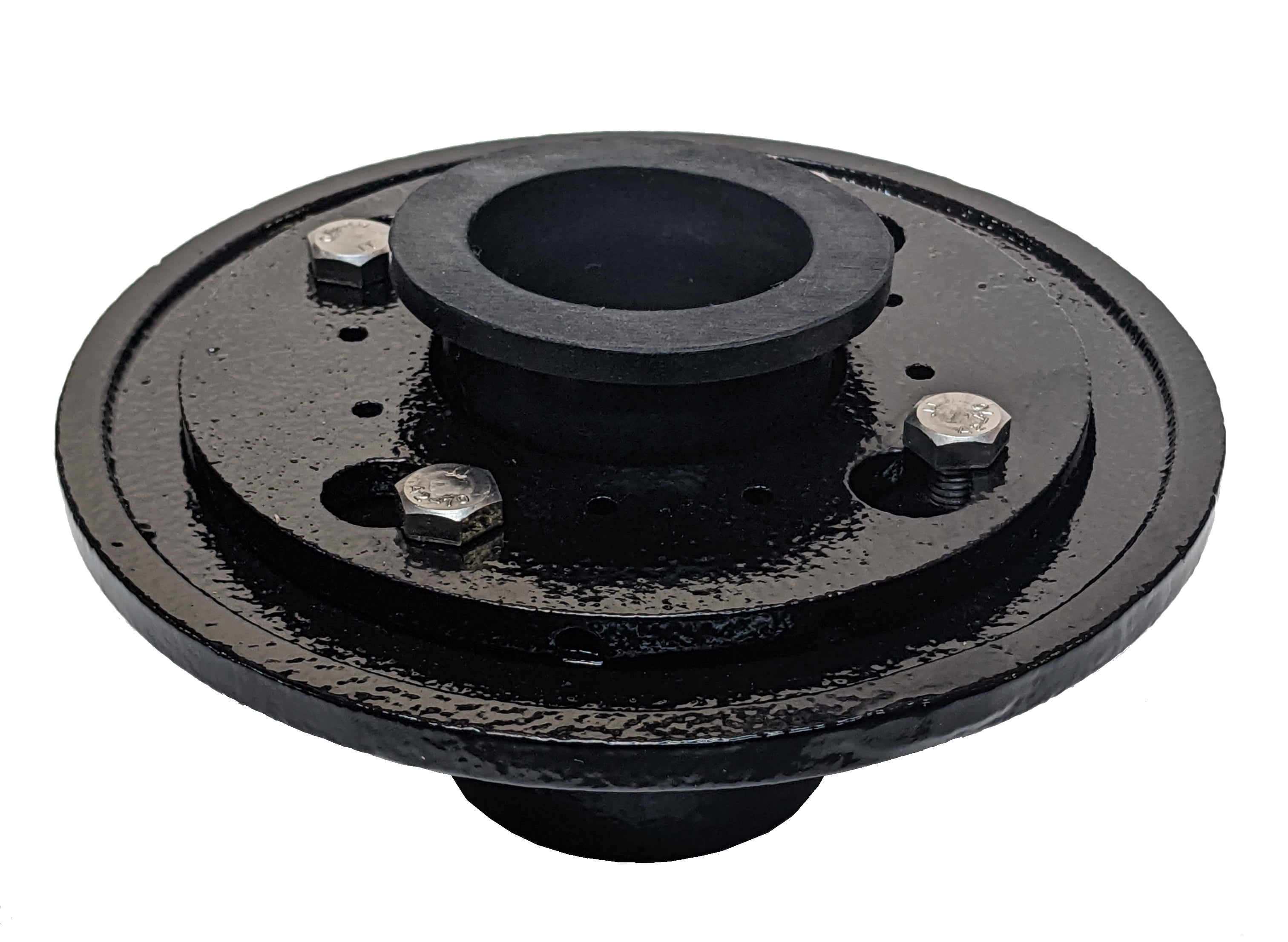 SereneDrains 2 Inch Cast Iron Shower Drain Base for Linear Square ...