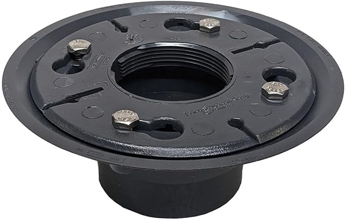 SereneDrains 2 Inch Shower Drain Base for Linear Square Shower Drains ...