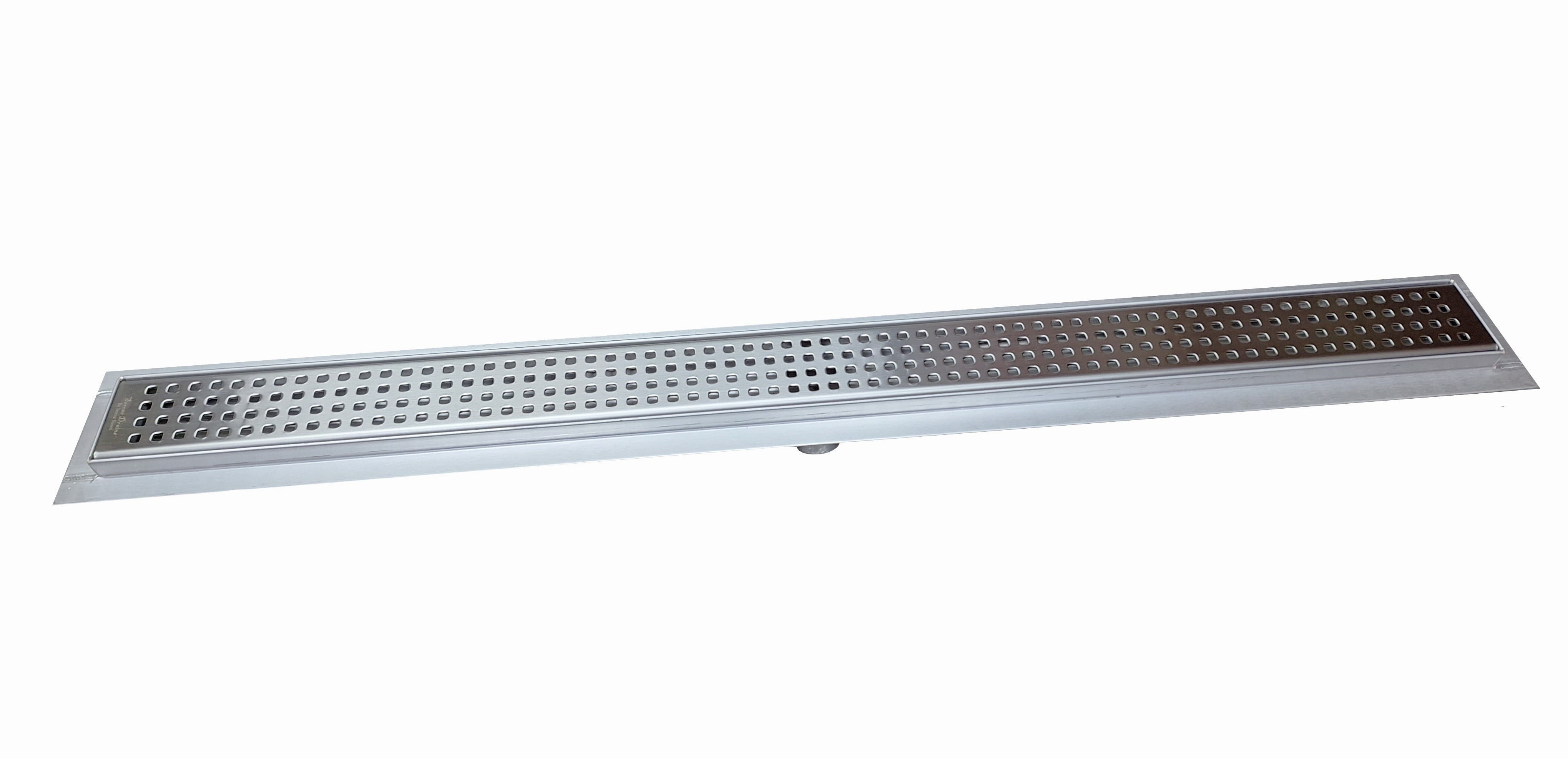 SereneDrains 304 Stainless Steel 16 Inch Brushed Nickel Linear Shower ...