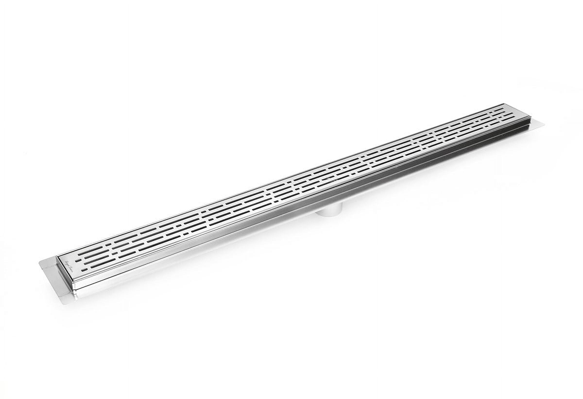 SereneDrains 304 Stainless Steel 30 Inch Linear Polished Chrome Shower ...