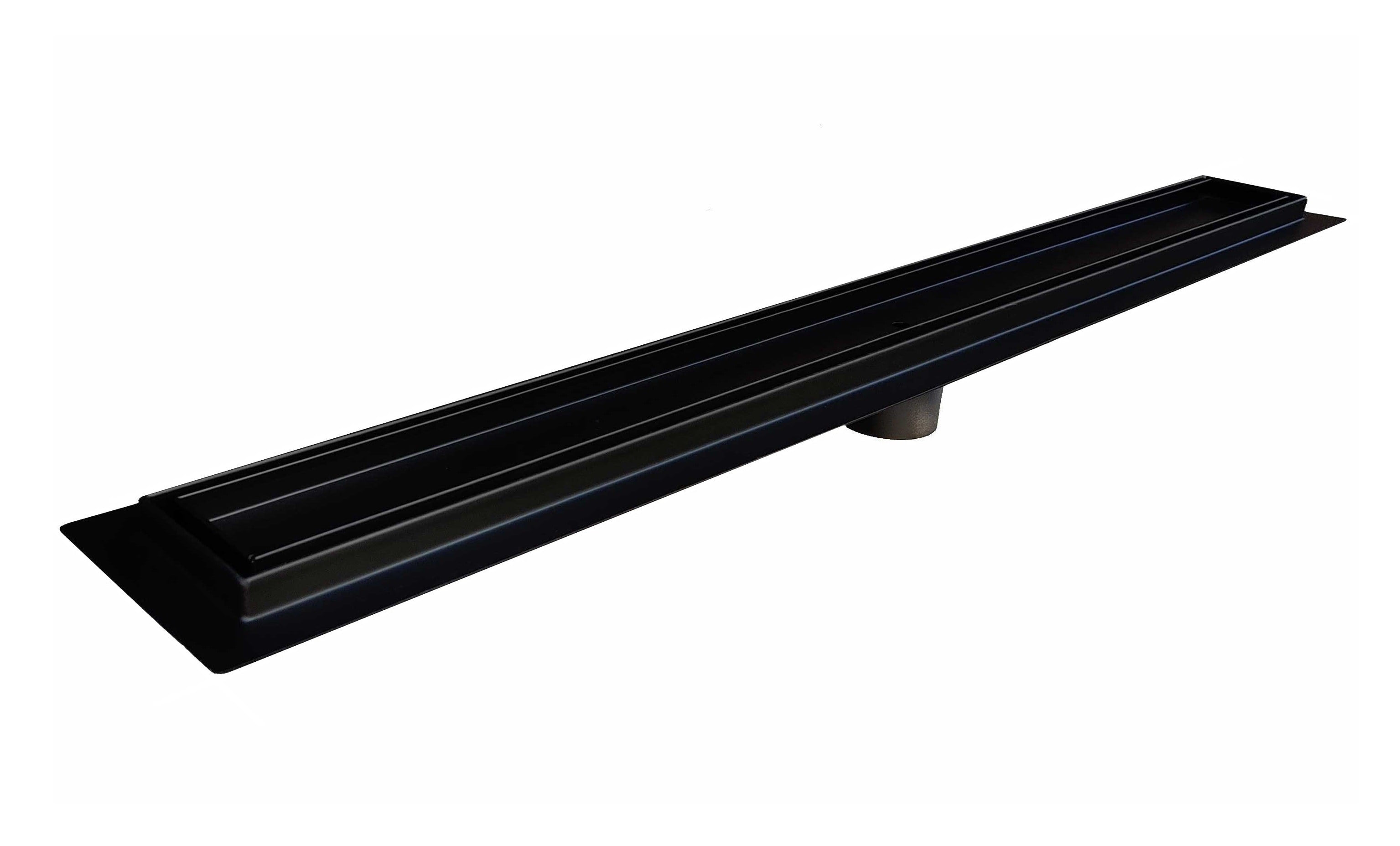 SereneDrains 304 Stainless Steel 30 Inch Tile in Linear Matte Black ...