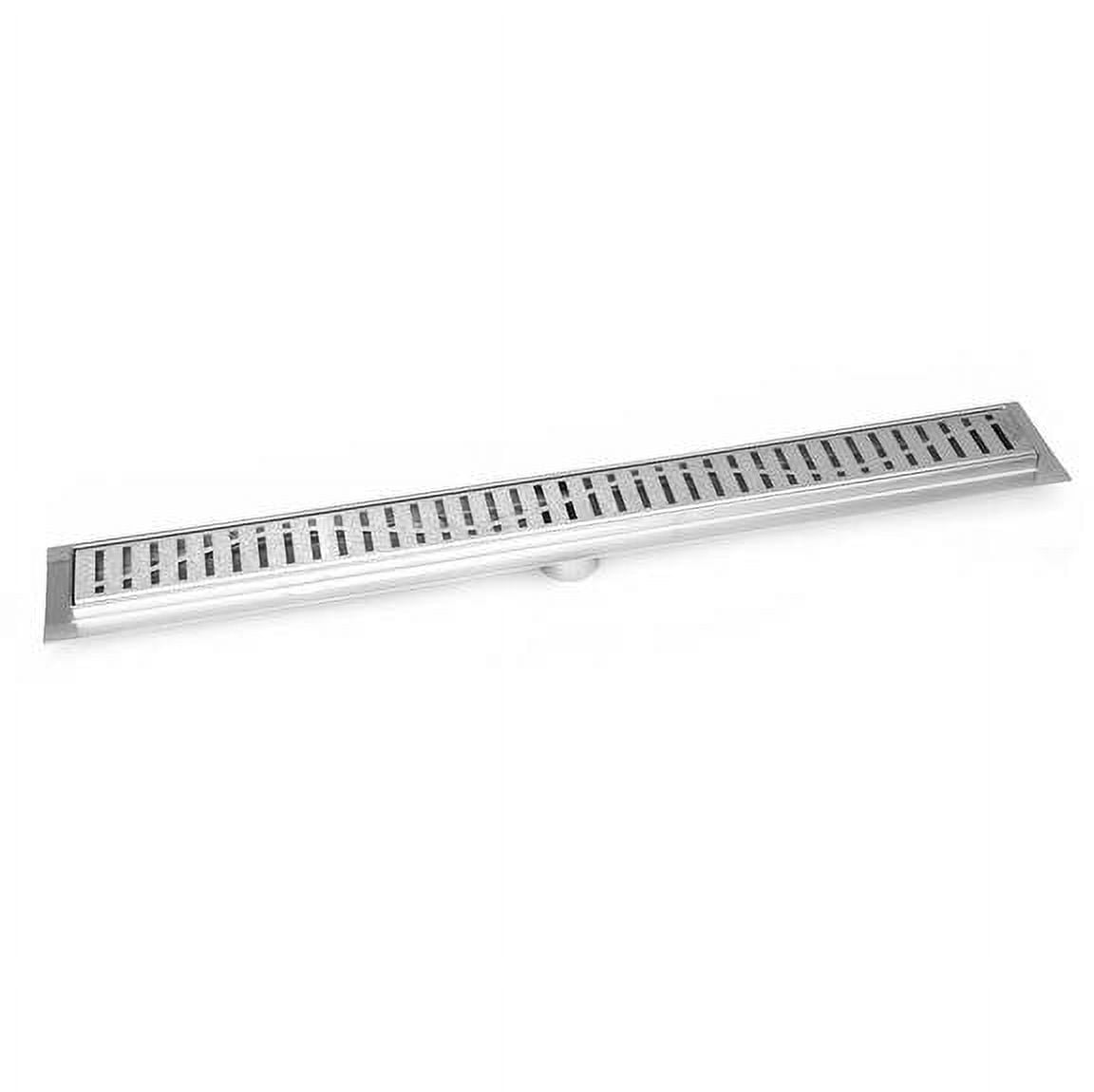 SereneDrains 304 Stainless Steel 48 Inch Brushed Nickel Linear Shower ...