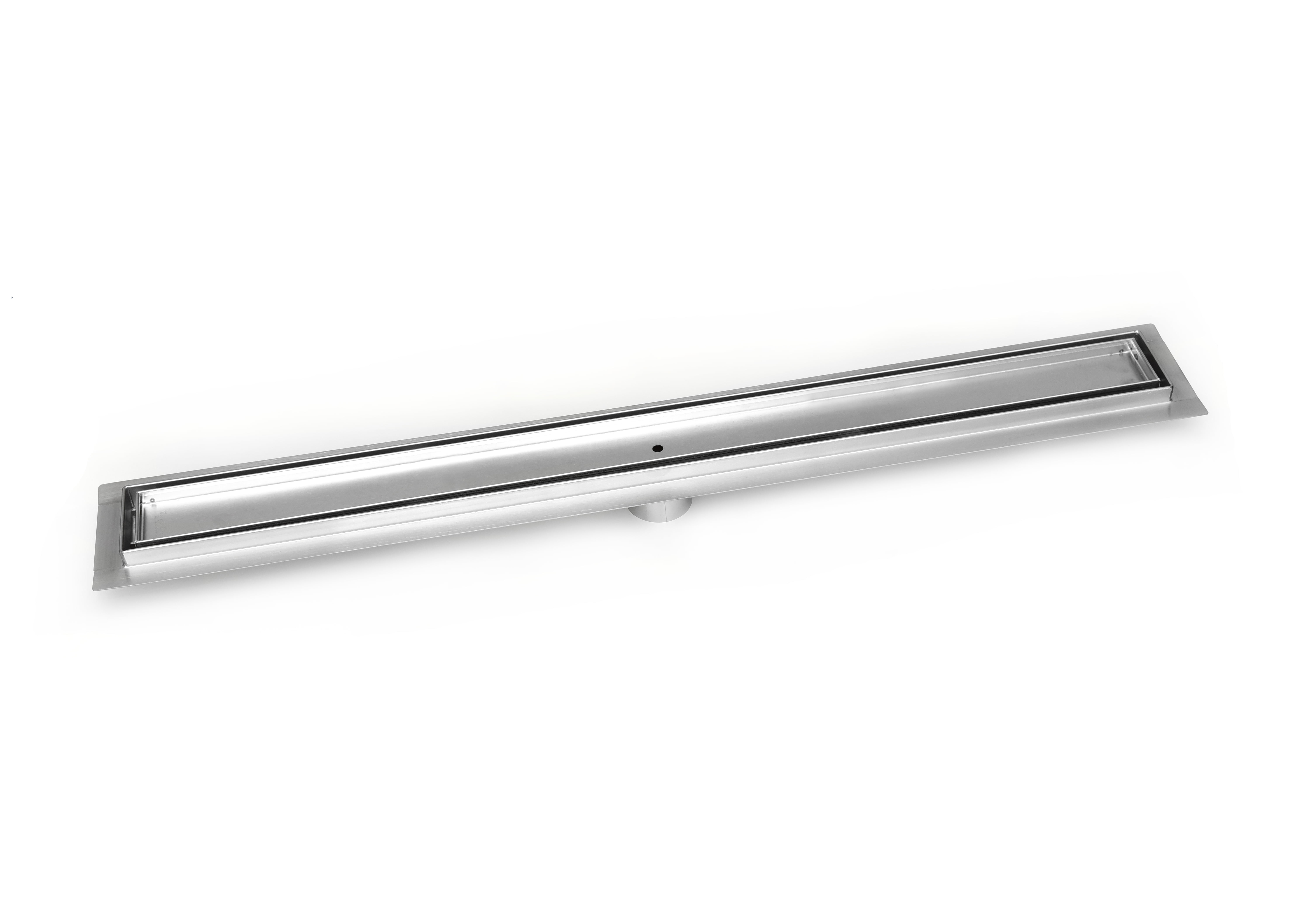 SereneDrains 304 Stainless Steel 72 Inch Brushed Nickel Tile in Linear ...