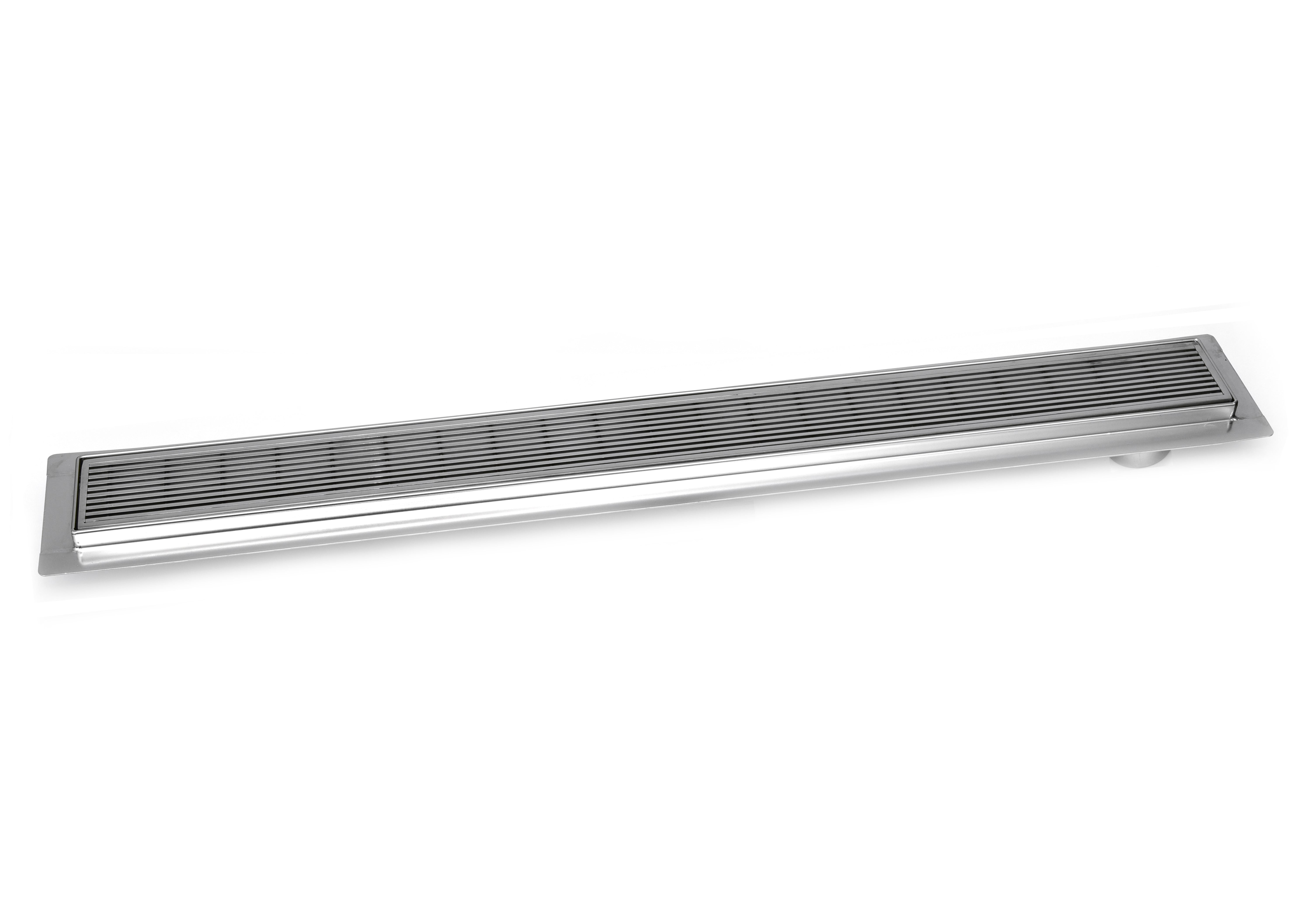 SereneDrains 304 Stainless Steel Side Outlet Linear Offset Shower Drain ...