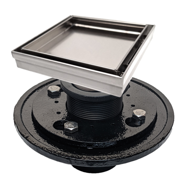 SereneDrains 304 Stainless Steel Side Outlet Linear Offset Shower Drain ...