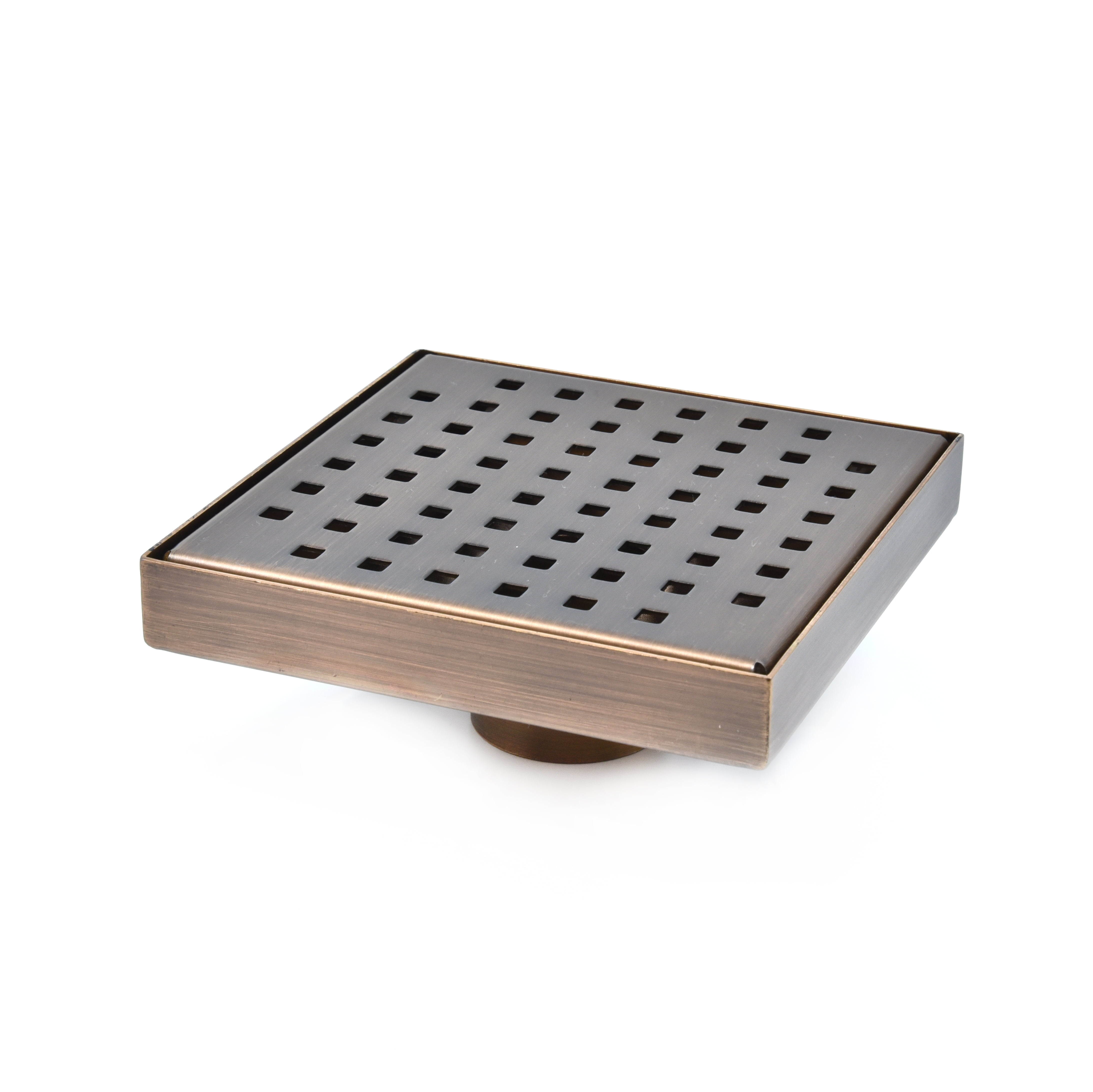 SereneDrains 304 Stainless Steel 6 Inch Square Oil Rubbed Bronze Shower ...