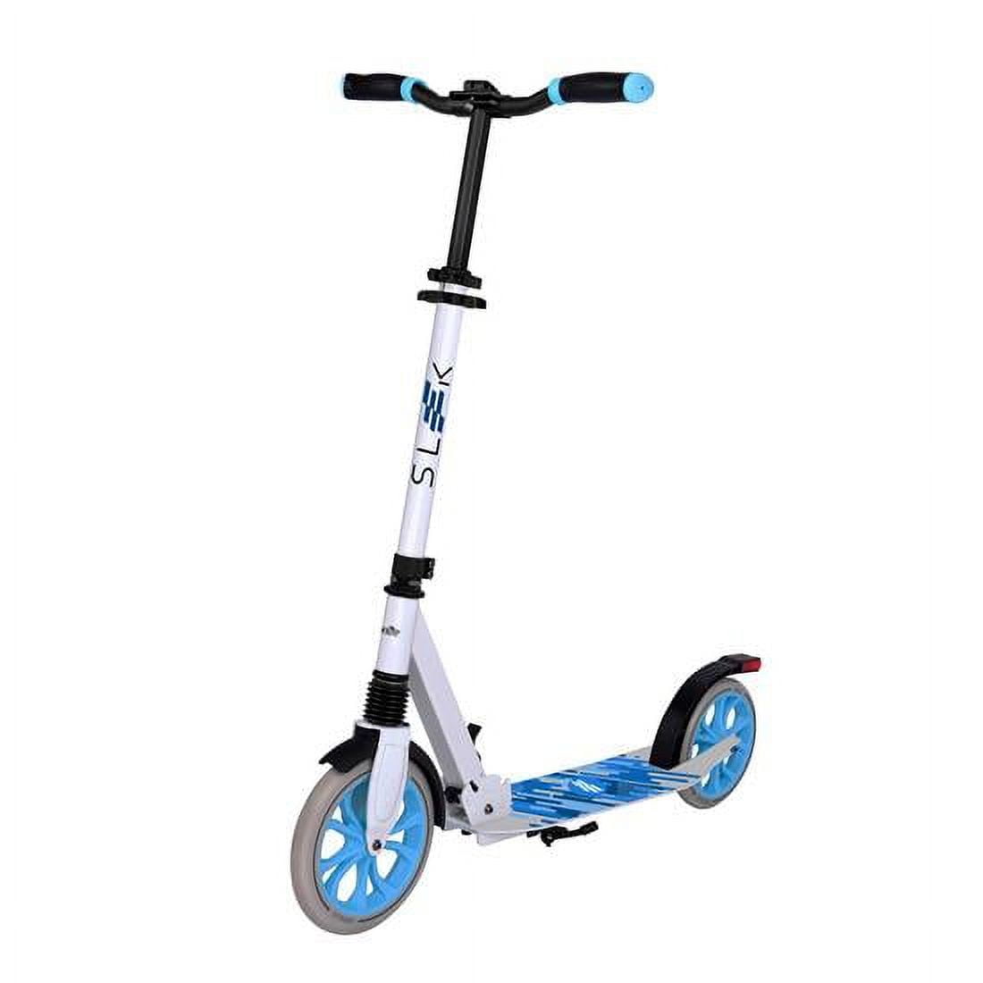 SereneLife 2-Wheel Folding Kick Scooter - Compact Foldable Riding ...