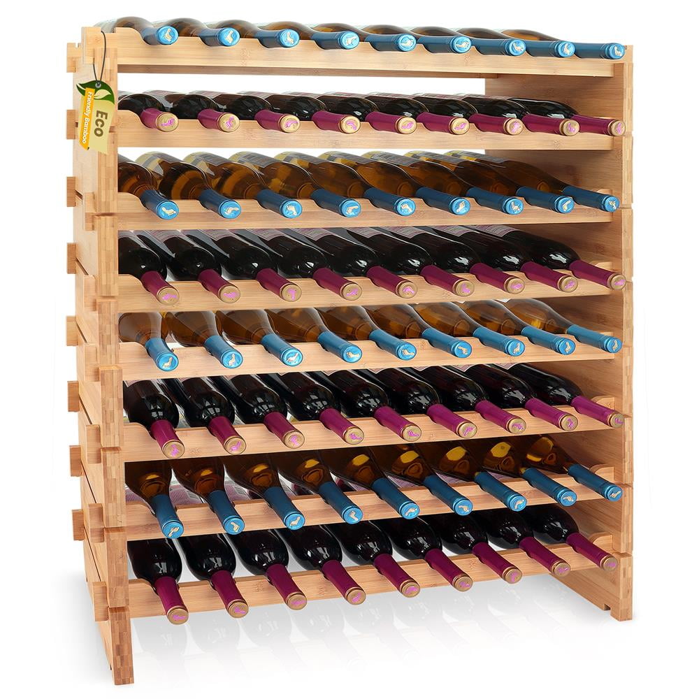 Free Shipping! SereneLife 72 Bottle Freestanding Wine Rack, 8-Tier ...