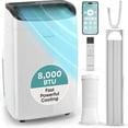 SereneLife 8,000 BTU Portable Air Conditioner with Wi-Fi – Portable AC ...