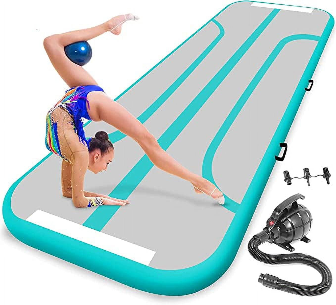 SereneLife 9.8 Ft Outdoor/ Home Indoor Gymnastics Mat Inflatable Air ...