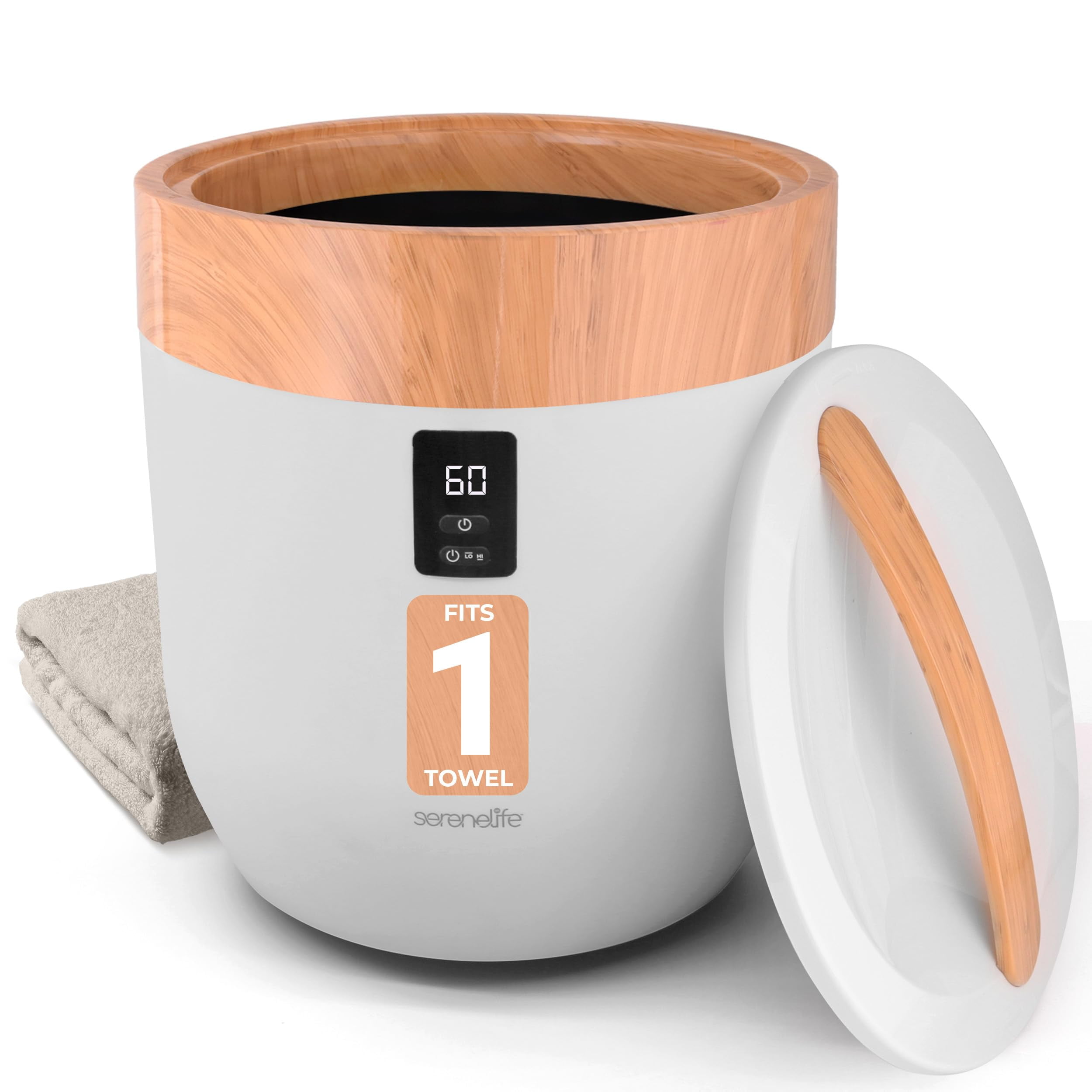SereneLife Bucket Warmer with Timer 20/40/60/90 Minutes Fits 1 Large ...