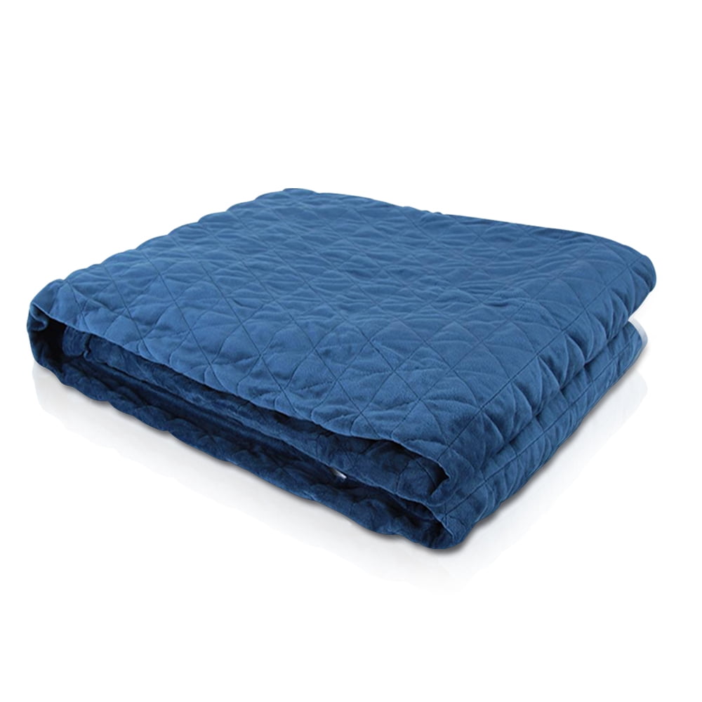 SereneLife Full Size Relaxing Weighted Glass Beads Calming Blanket and ...