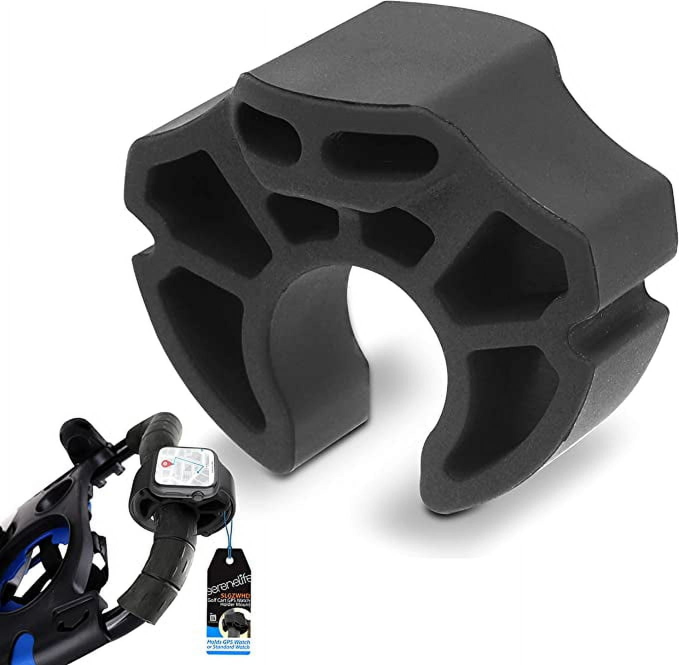 SereneLife Golf Cart Watch Holder Mount - Universal Silicone Mount for ...