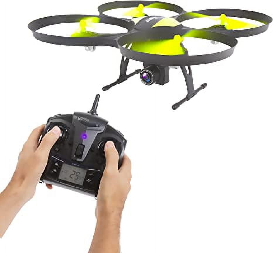 SereneLife RC Drone w/ HD Camera - RTF UAV 6-Axis Gyro Quadcopter ...