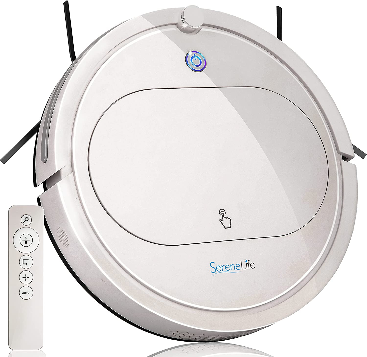 SereneLife Robot Vacuum Cleaner with Remote Control, Smart Robotic ...