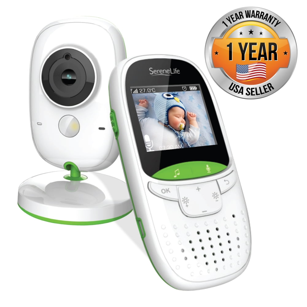SereneLife SLBCAM10 - Wireless Baby Monitor System - Camera & Video ...