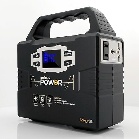 SereneLife SLSPGN10 - Portable Power Generator - Battery Pack Power ...