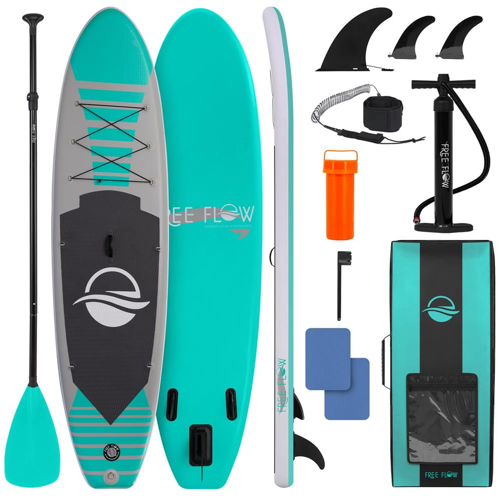 SereneLife Wide Stance, Bottom Fin for Paddling, Surf Control, Non-Slip ...