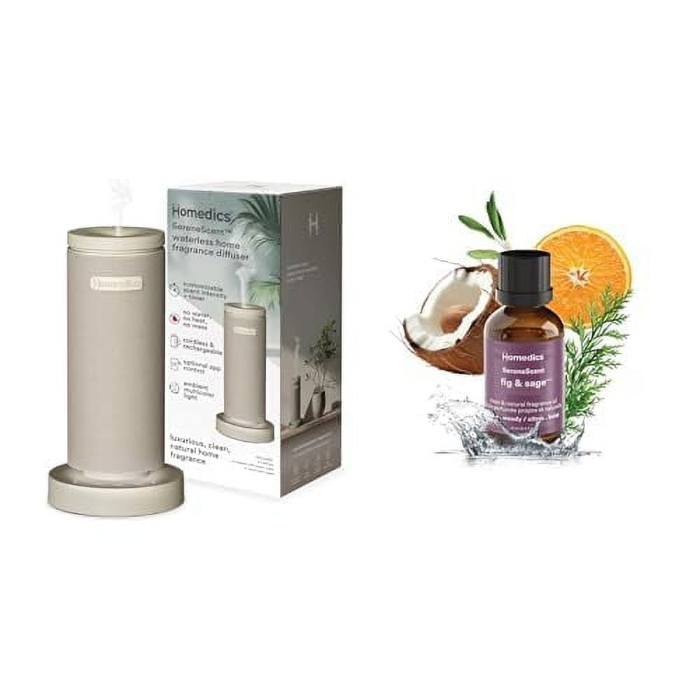 SereneScent MiniRechargeable Waterless Diffuser, Adjustable Mist ...
