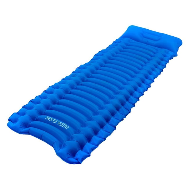 SereneLife Backpacking Air Mattress Self Inflating Waterproof ...