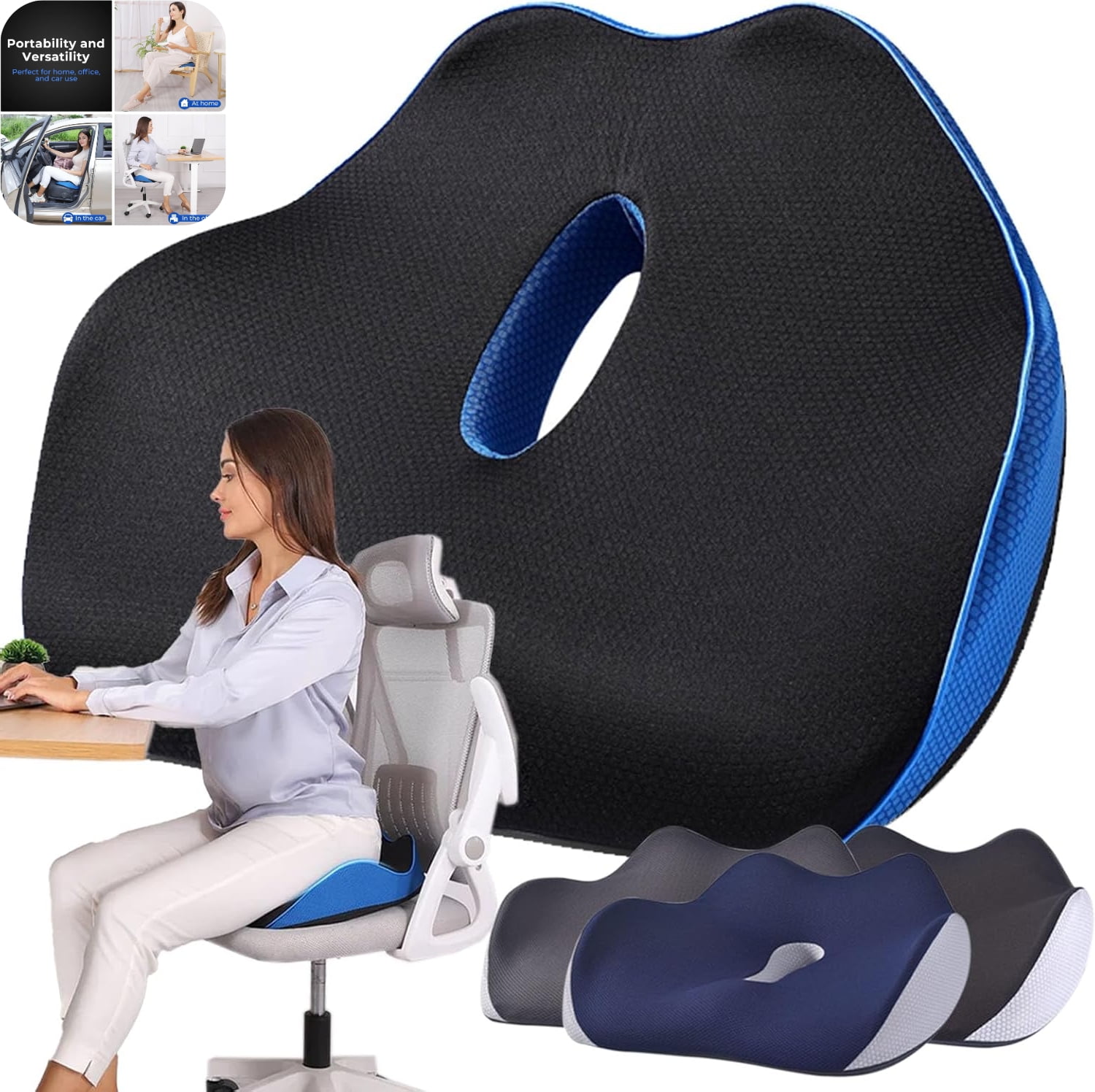 Serenesitz Orthopedic Seat Cushion, Chair Cushion, Desk Chair Cushion ...