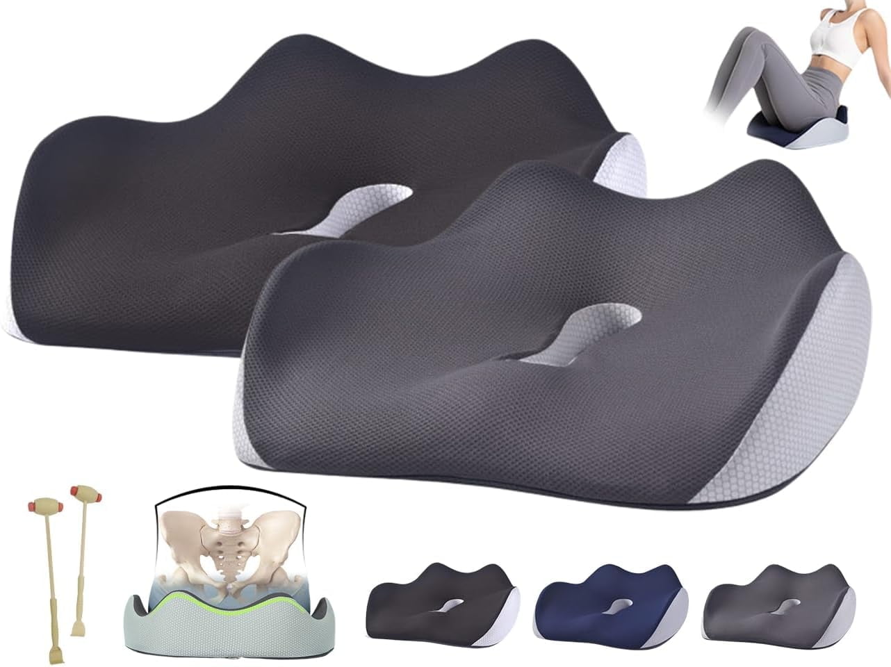 Serengeti Orthopedic Seat Cushion, Serenesitz Seat Cushion, Serene Sitz ...