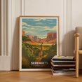 Serengeti Safari Adventure Poster - Tanzania Wildlife & Africa Travel ...