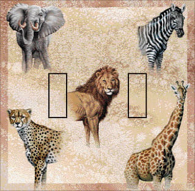 Serengheti Double Toggle SwitchStix Peel and Stick Art Deco Switch ...