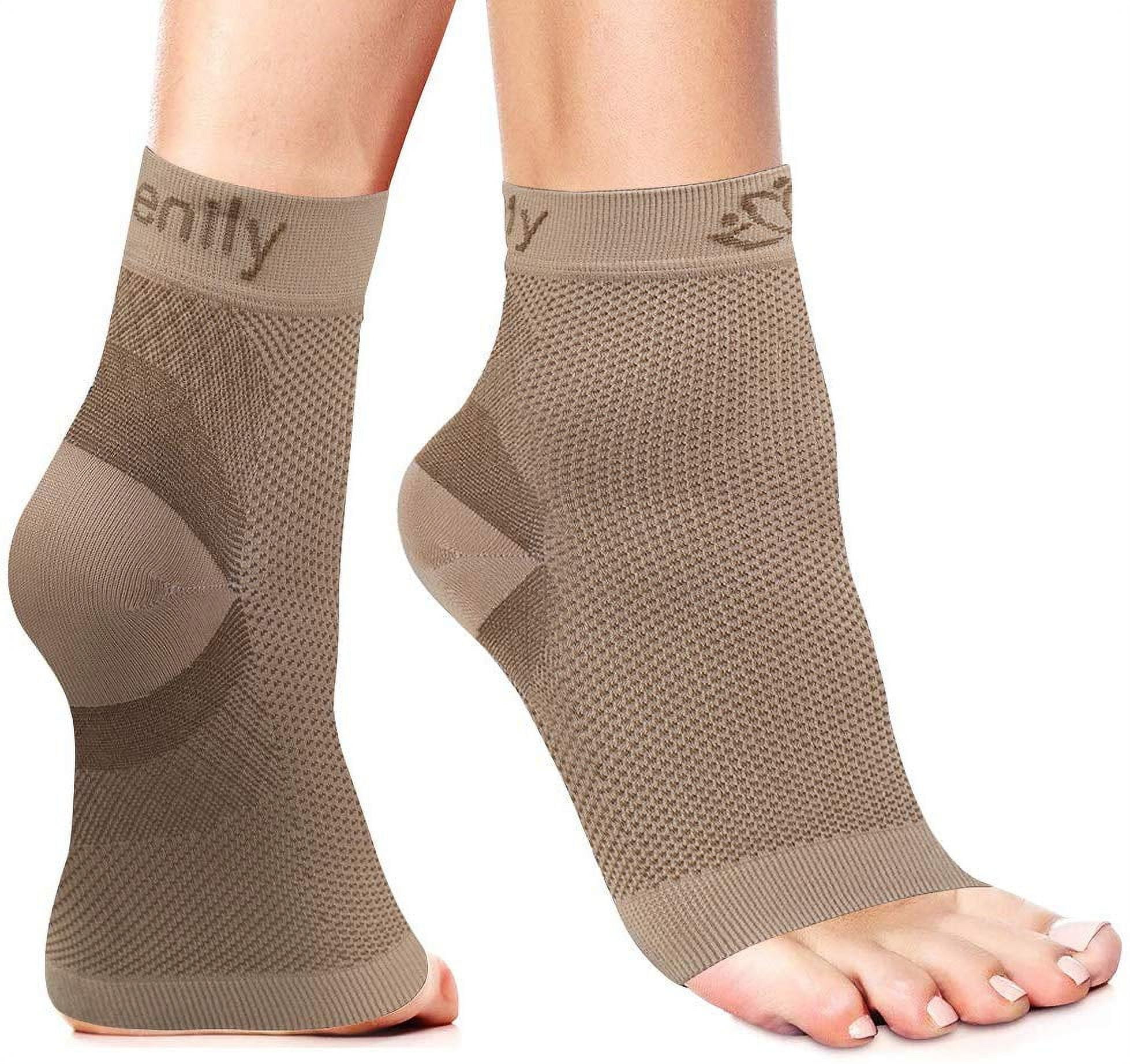 Serenily Plantar Fasciitis Compression Socks - Ankle Support for ...