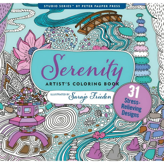 Adult Coloring Book For Serenity & Stress-Relief Mandalas Color By ...