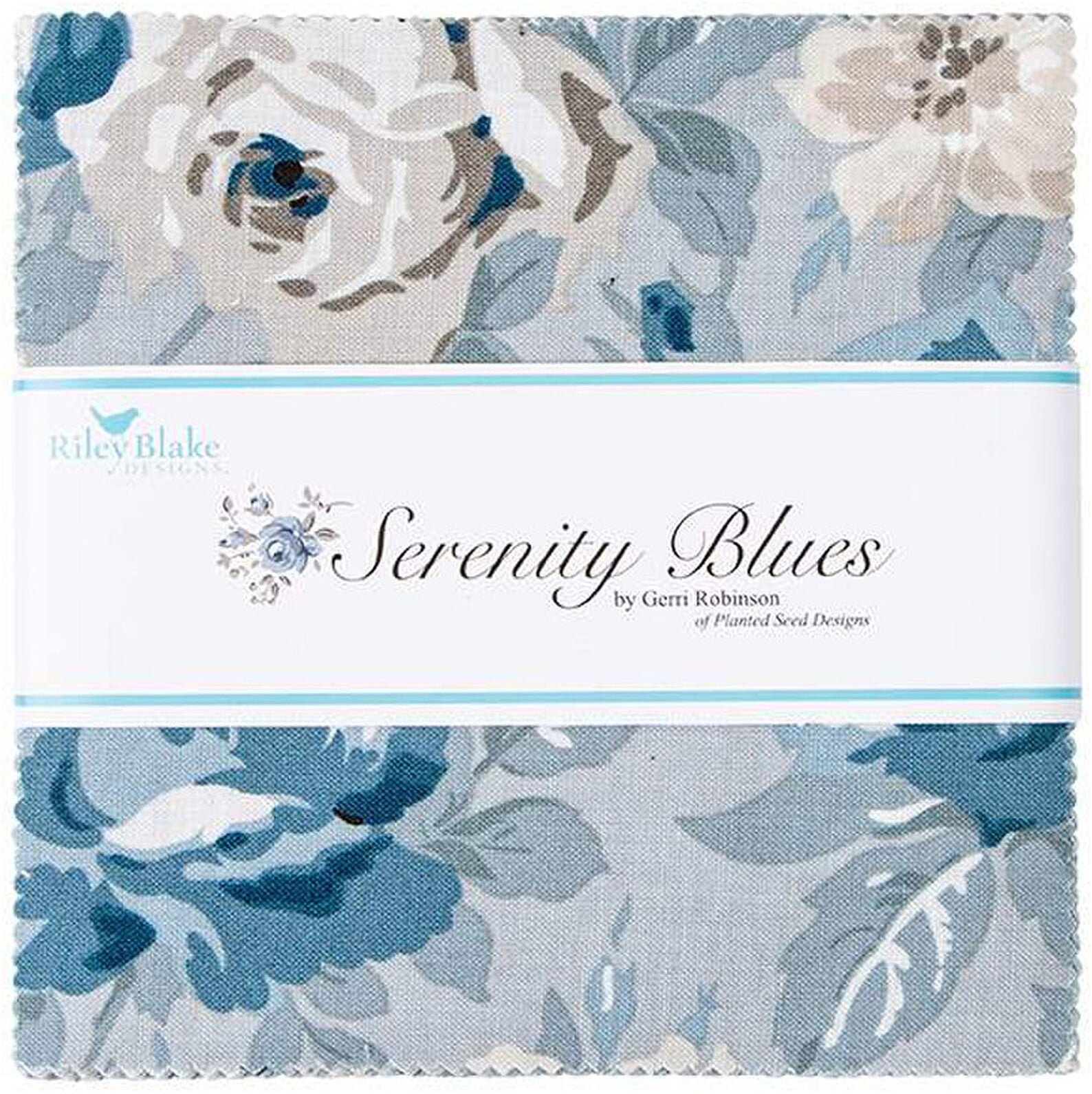 Serenity Blues Riley Blake Stacker by Gerri Robinson; 42 - 5" Precut ...