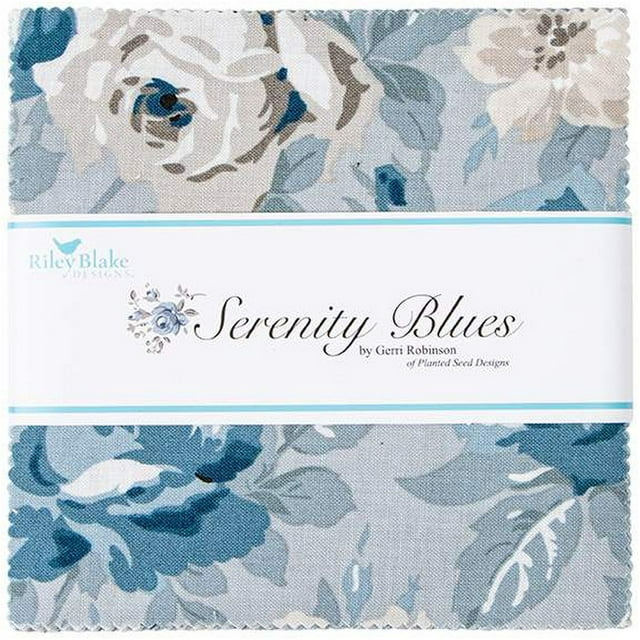 Serenity Blues Riley Blake Stacker by Gerri Robinson; 42 - 5" Precut ...