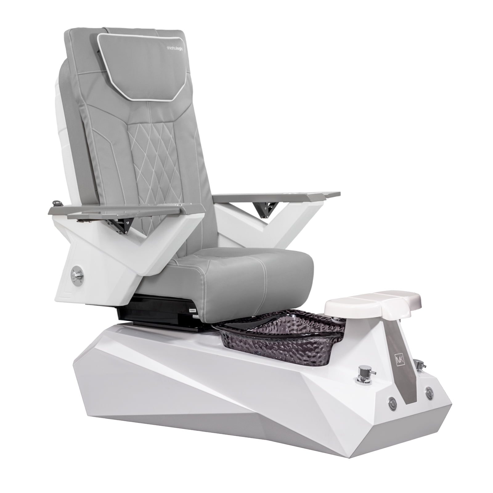 Serenity FX Shiatsulogic Pedicure Chair White/Black Stylish Pedicure ...