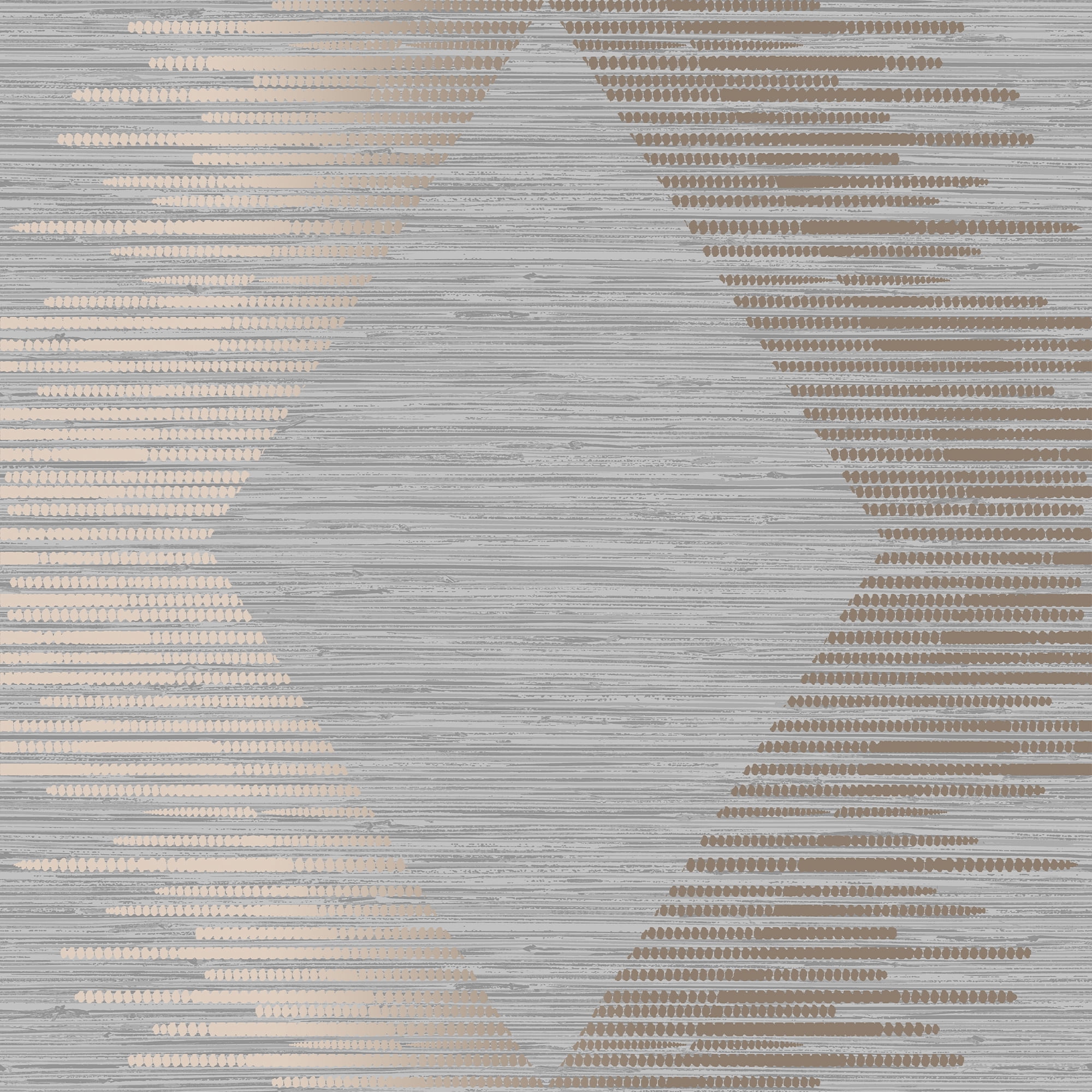 Serenity Geo Grey and Rose Gold Wallpaper - Walmart.com
