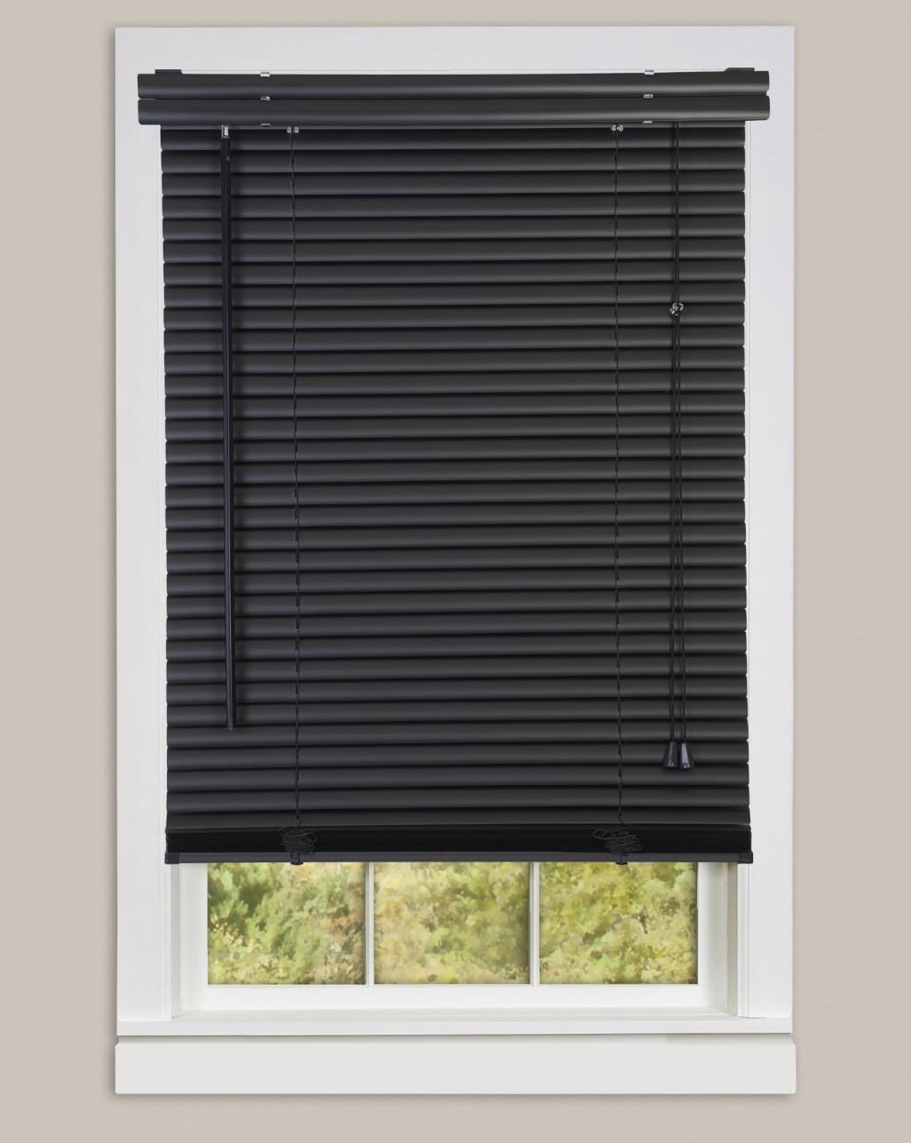 Serenity Home Cordless Mini Blind - 1 in. Light Filtering Window Shades ...