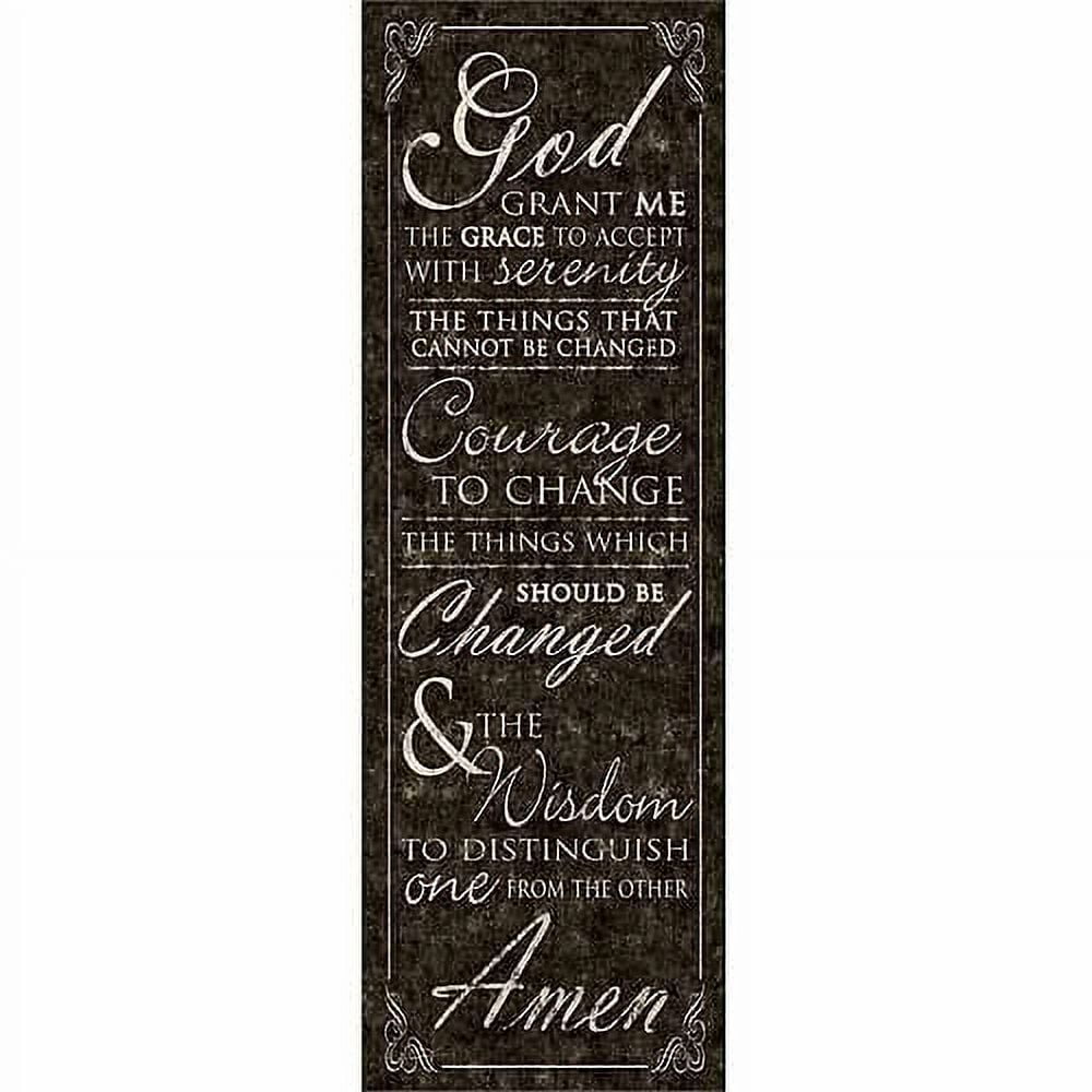Free Shipping! EAZL Serenity Prayer Dark Grunge Religious Wall Decor ...