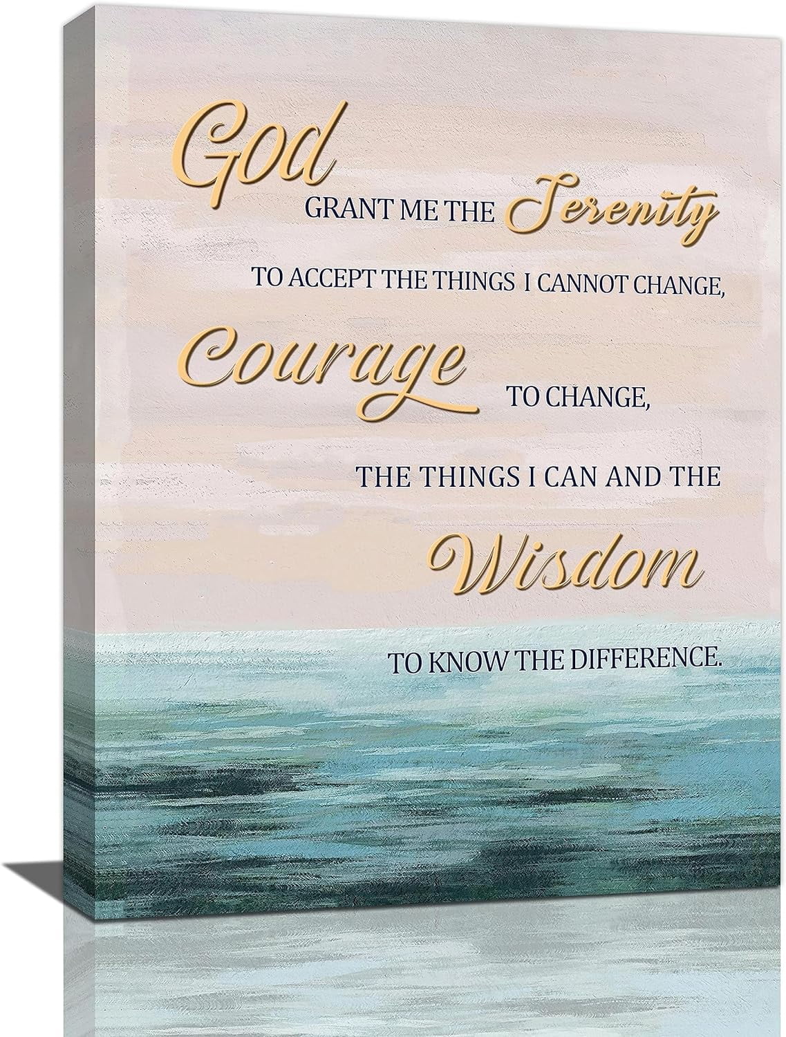 Serenity Prayer Decor Wall Art Christian Bible Verses Wall Decor ...