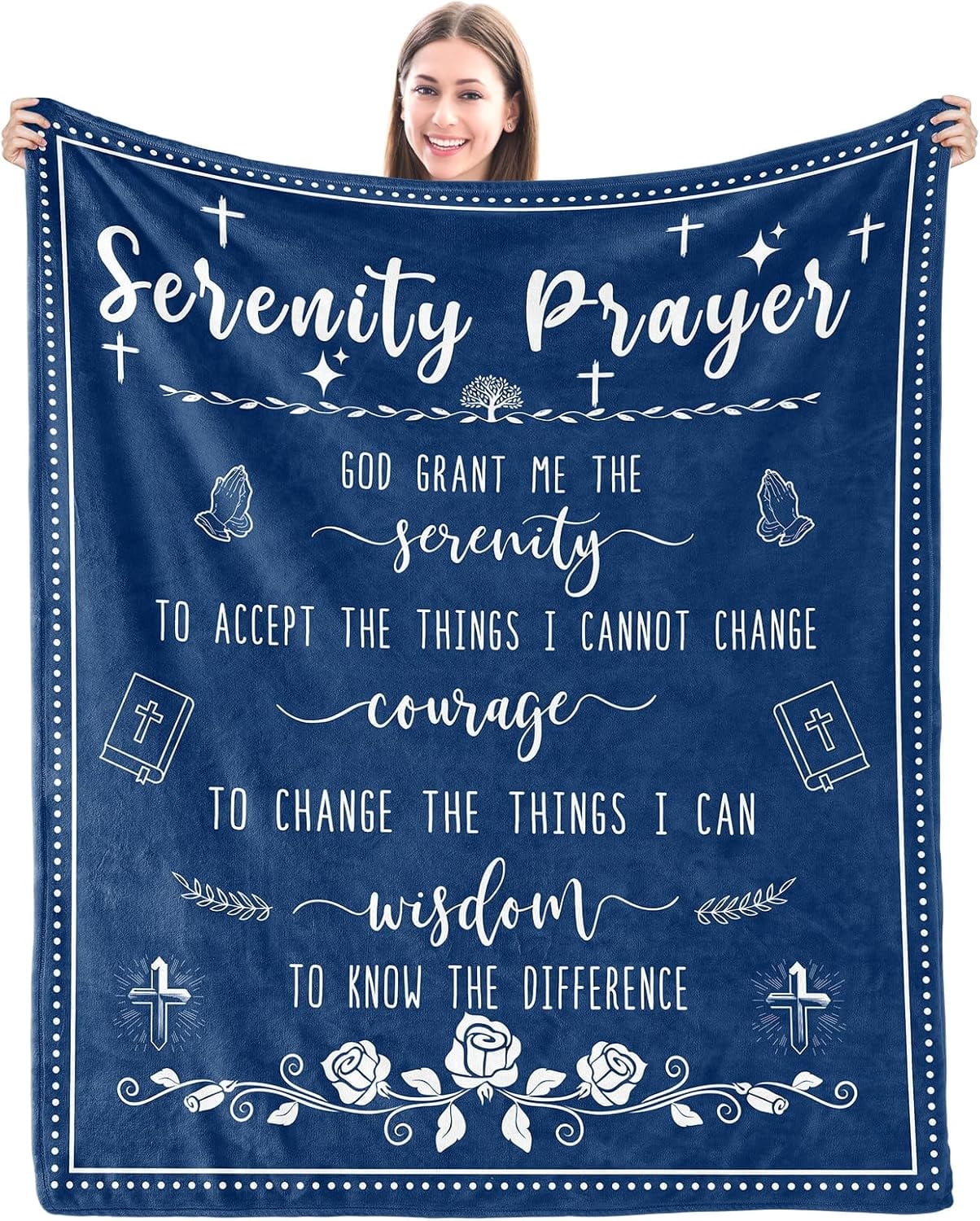 Serenity Prayer Gifts, Bible Verses God Faith Inspirational Scripture ...