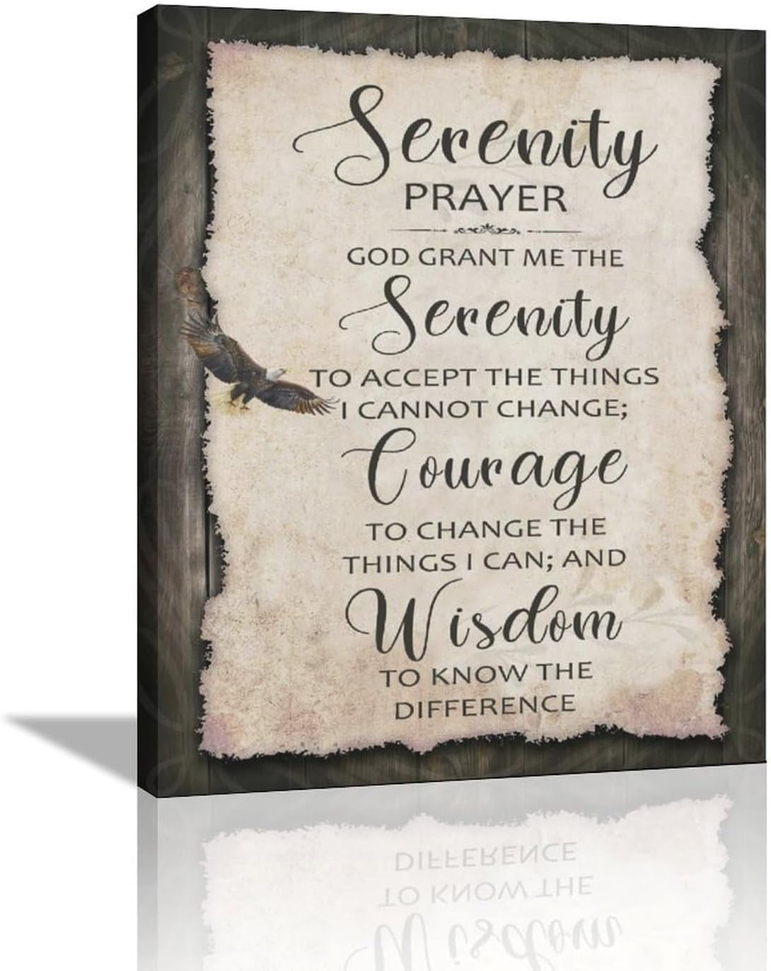 Serenity Prayer Wall Art Christian Bible Verse Poster Pictures Wall ...