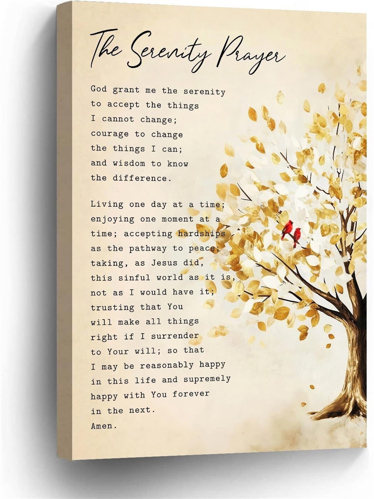 Serenity Prayer Wall Art poster Christian Bible Verses wall decor ...