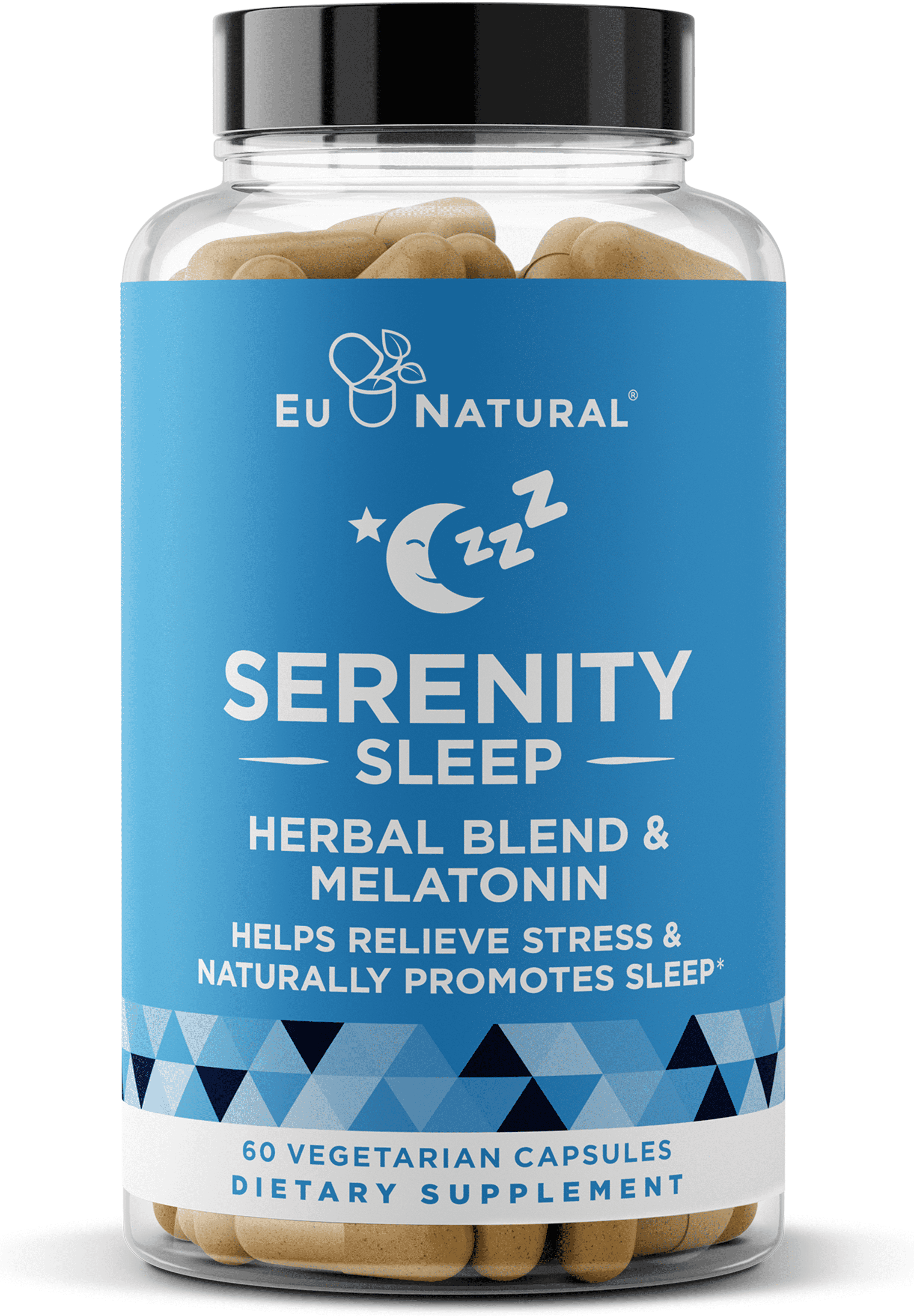 Serenity Sleep Aid - Potent Blend of Mg, Valerian Root, Melatonin, 60 ...